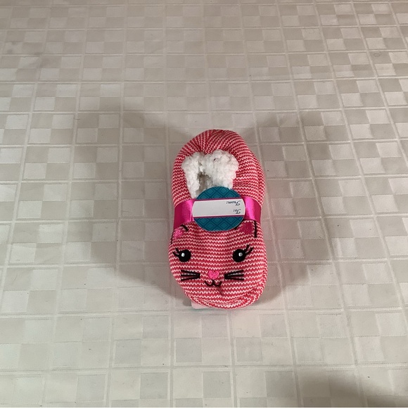 Shoes | New Girls Fuzzy Babba Cozy Pink Bunny Kids Slippers Size Sm 46 ...